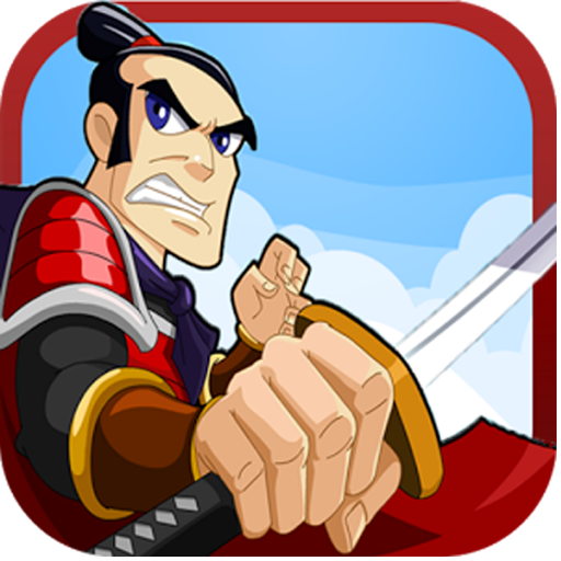 Angry Samurai Running