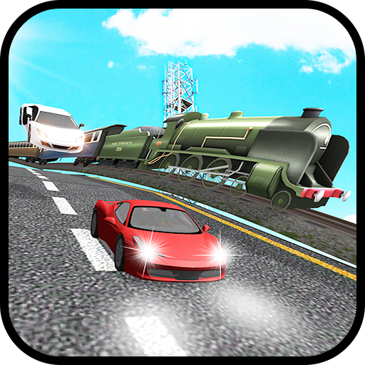 Train vs Super Car Racing Challenge