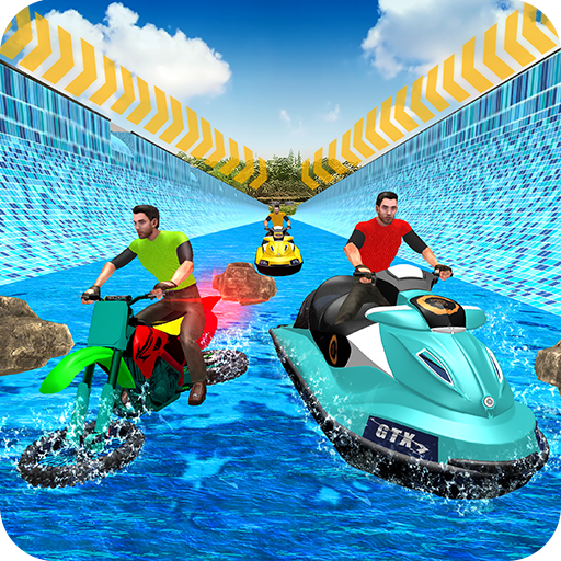 Aqua Bike Stunts: Water Impossible Ramps