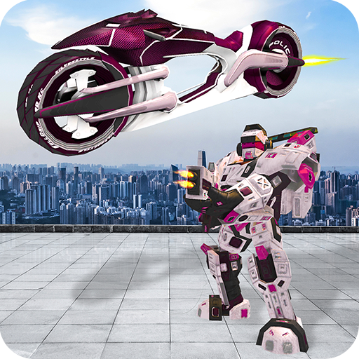 US Police Flying Robot Bike Survival